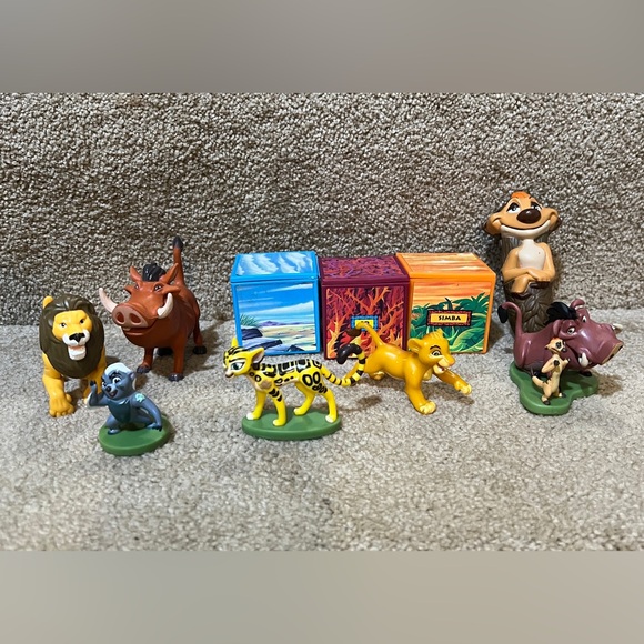 Disney | Toys | Disney Lion King Guard Lot Of Pvc Meal Toy Puppets ...